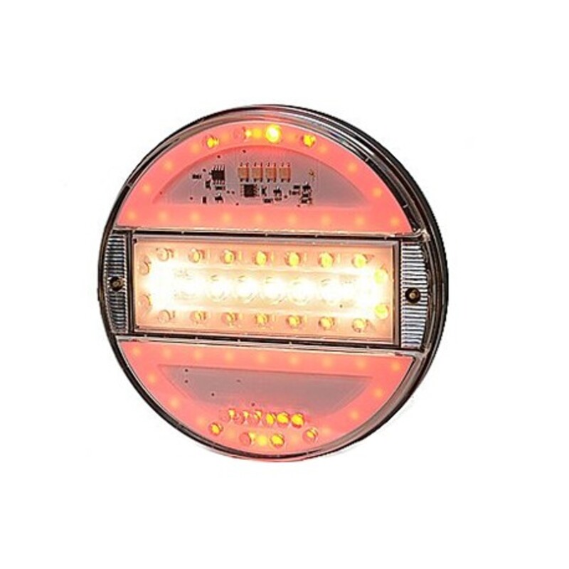 LED bakljus Slim Line, Klart glas backnings- och dimljus